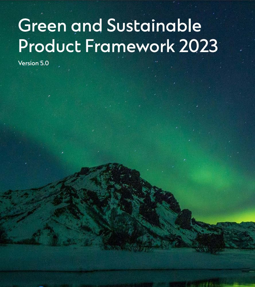 Green and Sustainable Product Framework 2023