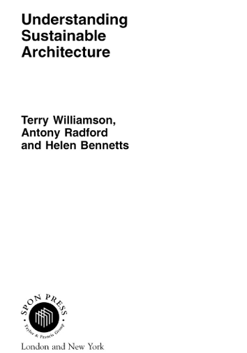 Understanding Sustainable Architecture