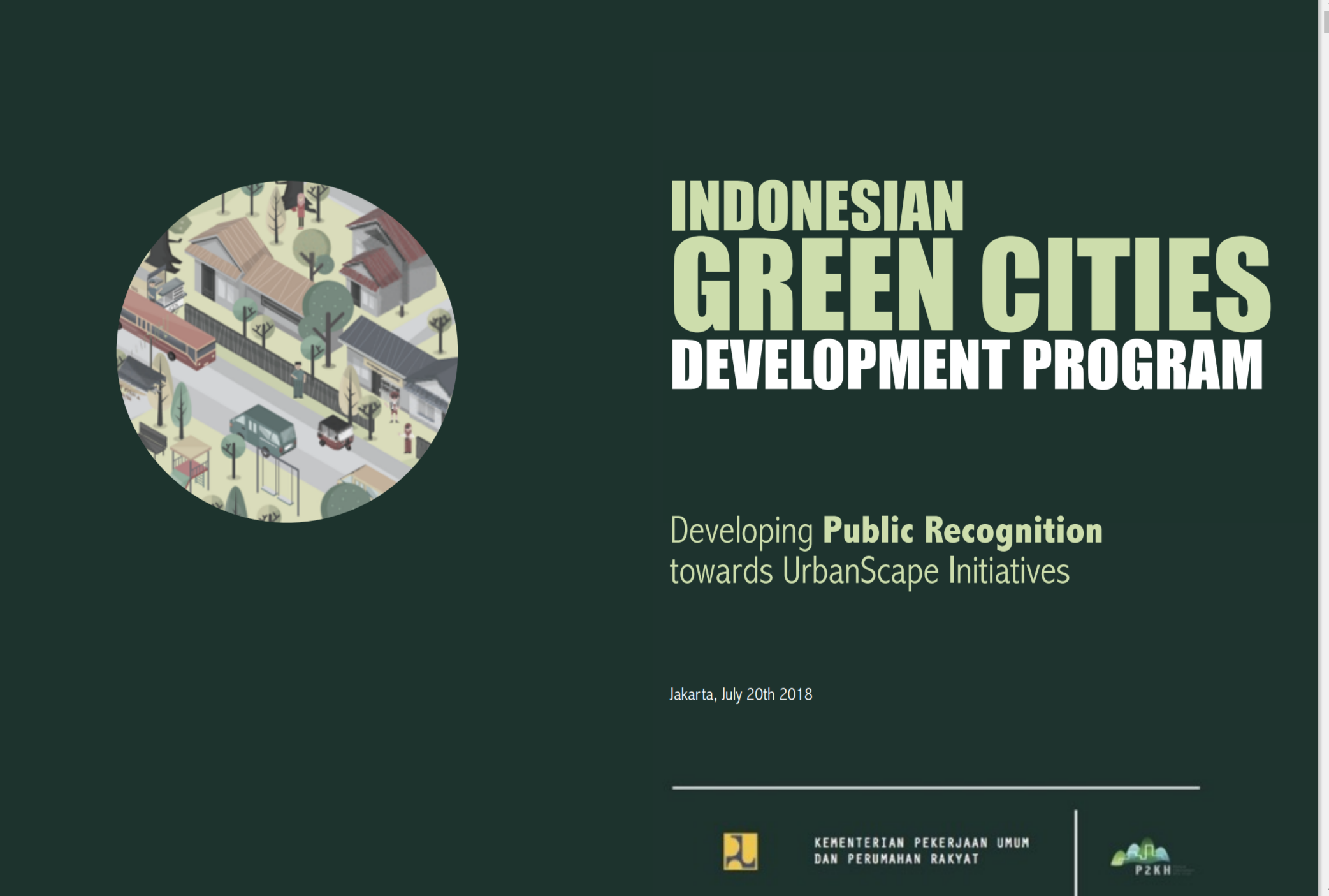 INDONESIAN GREEN CITIES DEVELOPMENT PROGRAM