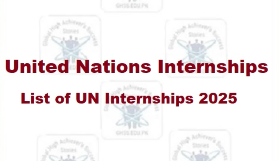 United Nations Internships 2025