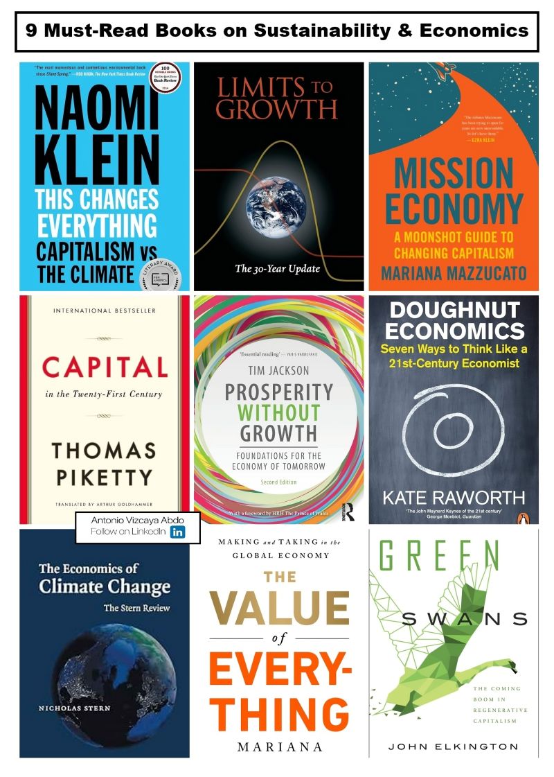 9 must read books on sustainability & economics