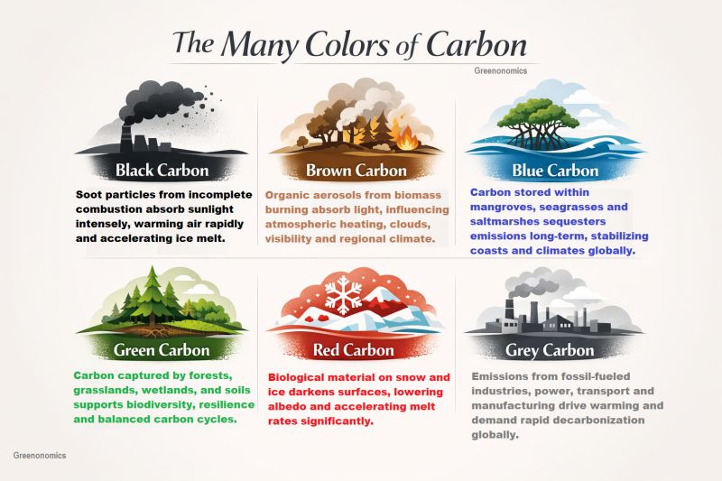 The many colors of Carbon